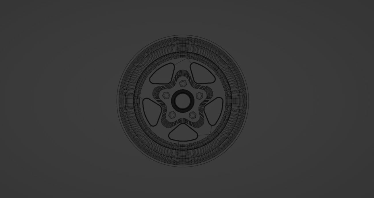 Weld Prostar Drag Racing Wheels For Scale Models 1 to 25 Scale 3D model ...