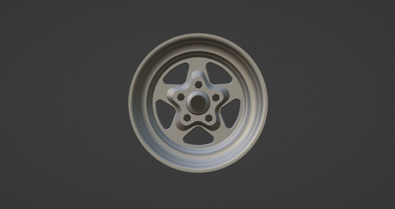 Weld Prostar Drag Racing Wheels For Scale Models 1 to 25 Scale 3D model ...