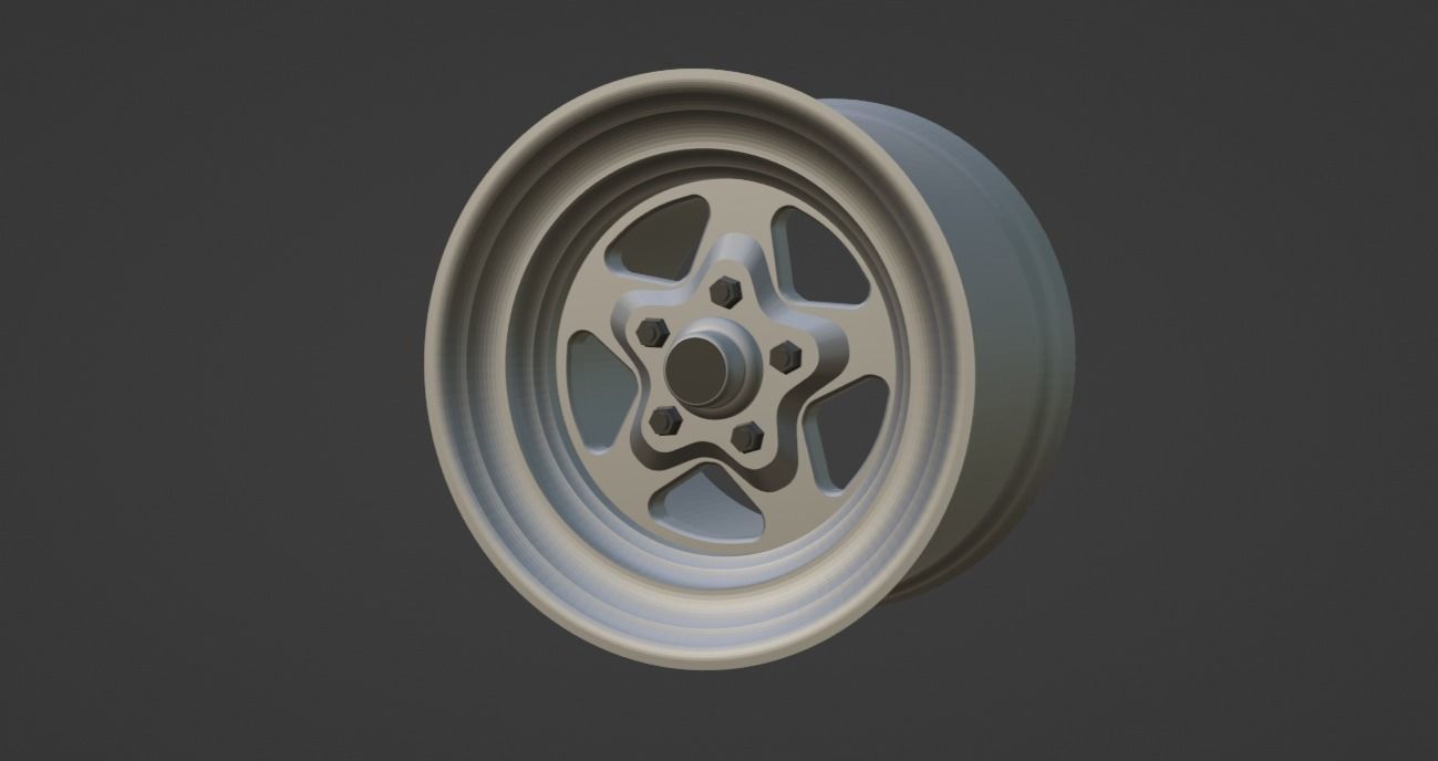 Weld Prostar Drag Racing Wheels For Scale Models 1 to 25 Scale 3D model ...