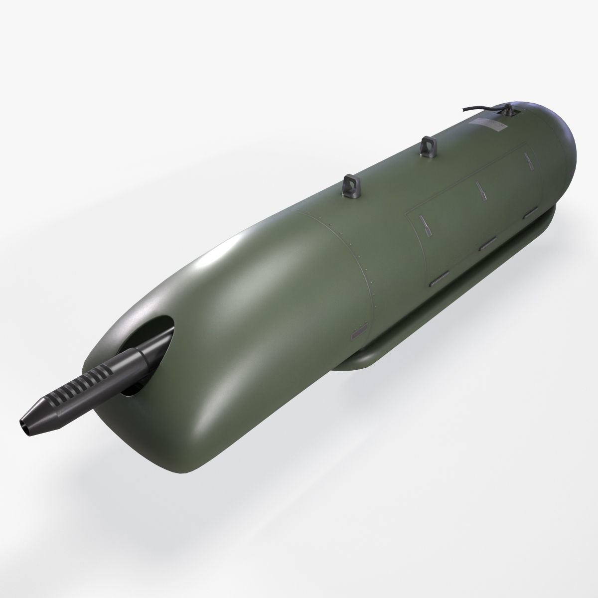 3D model FN Herstal HMP400LC Machine Gun Pod VR / AR / low-poly | CGTrader