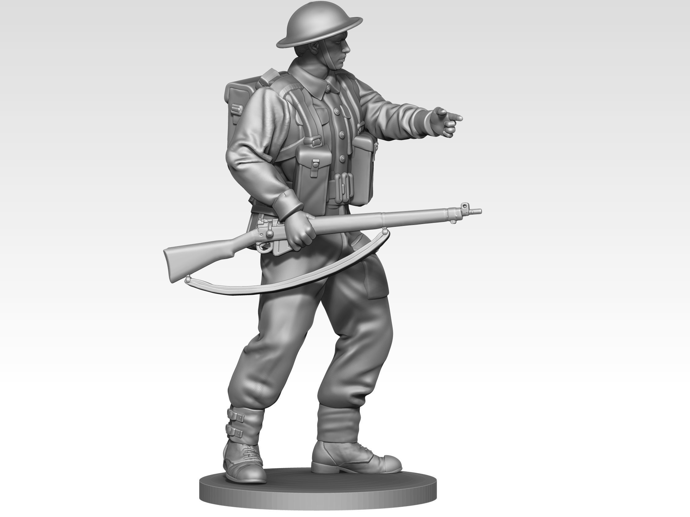 British soldier ww2 05 3D model 3D printable | CGTrader