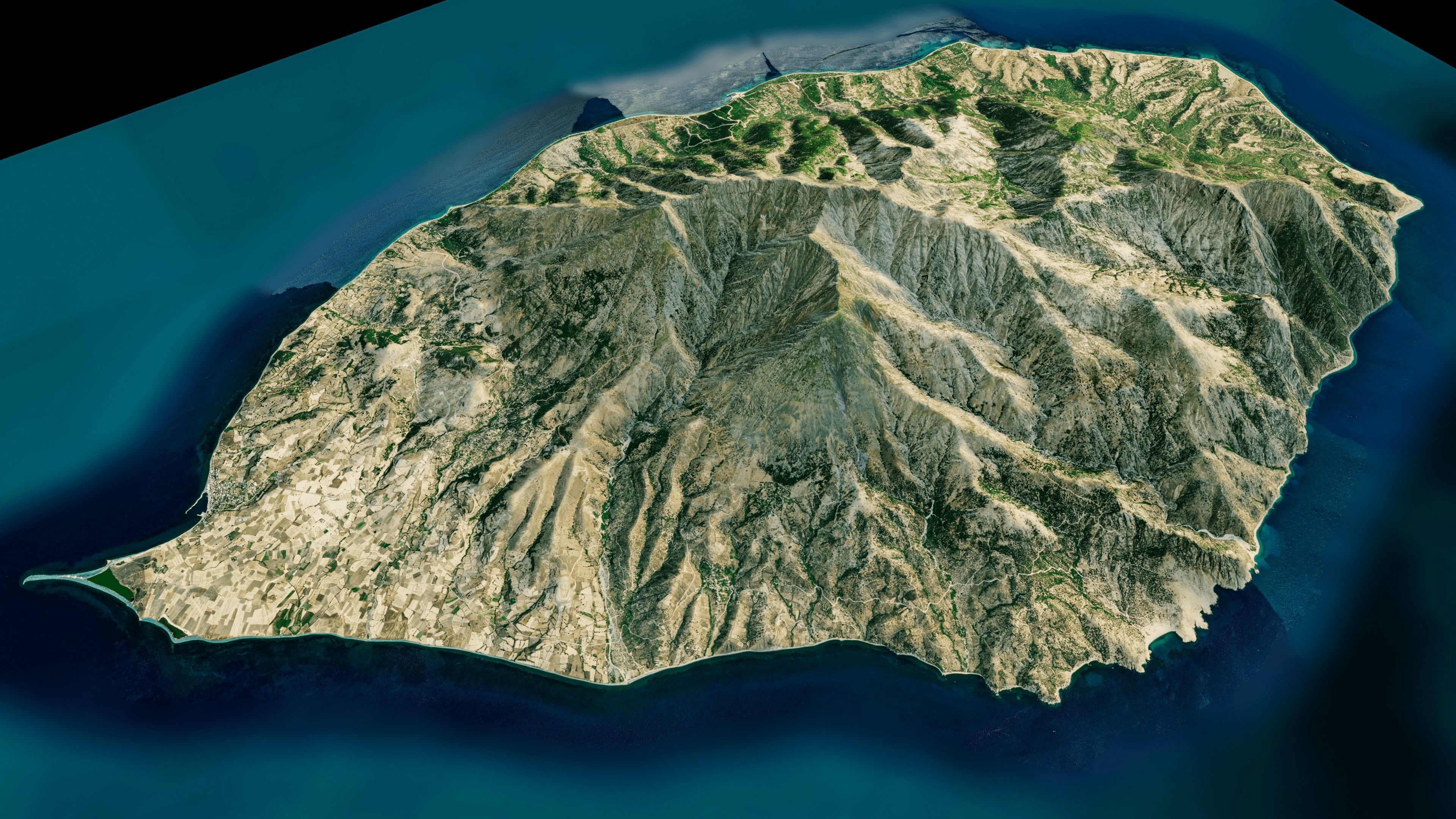 3D model samothrace island 3d model terrain VR / AR / low-poly | CGTrader