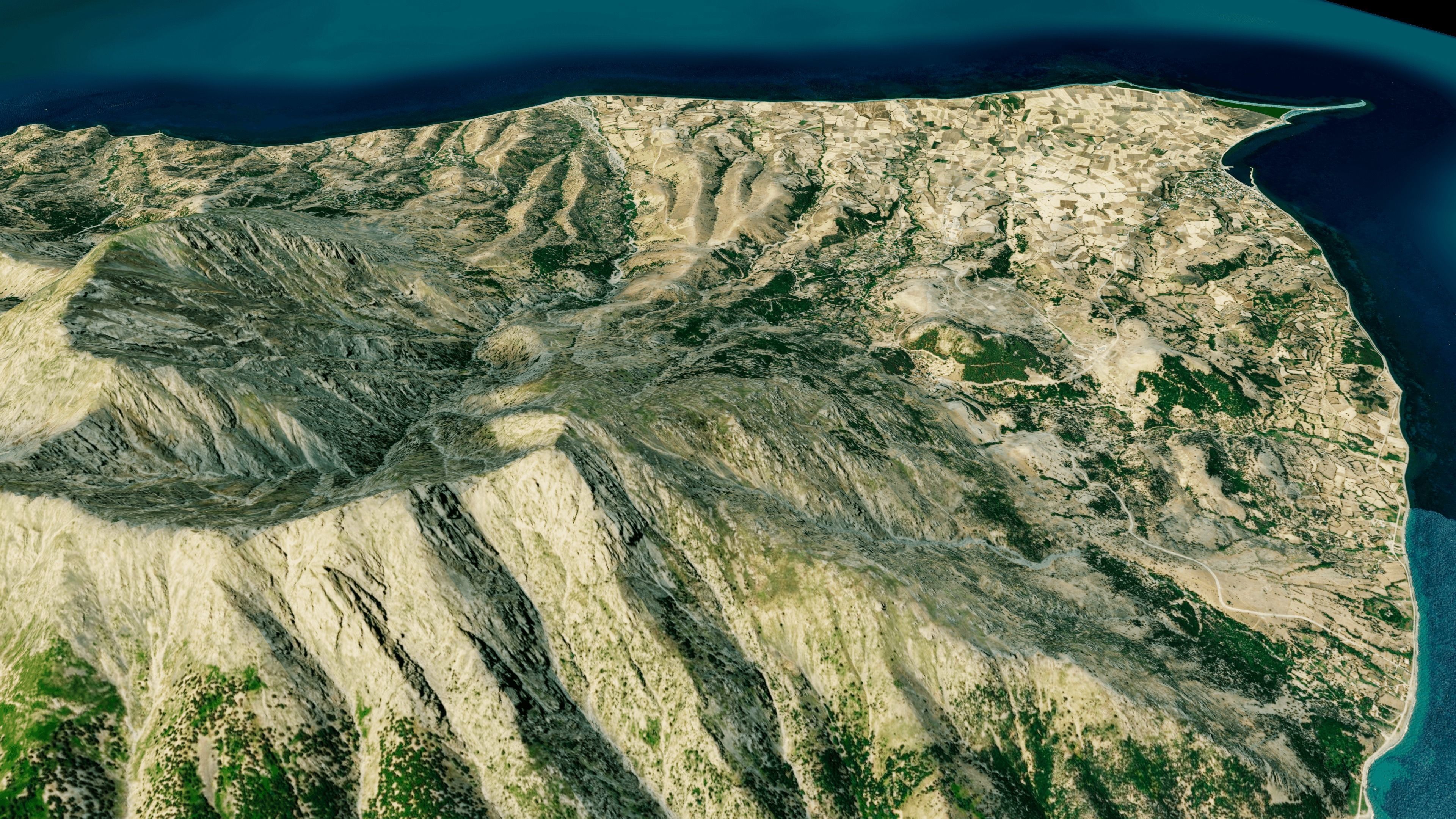 3D model samothrace island 3d model terrain VR / AR / low-poly | CGTrader