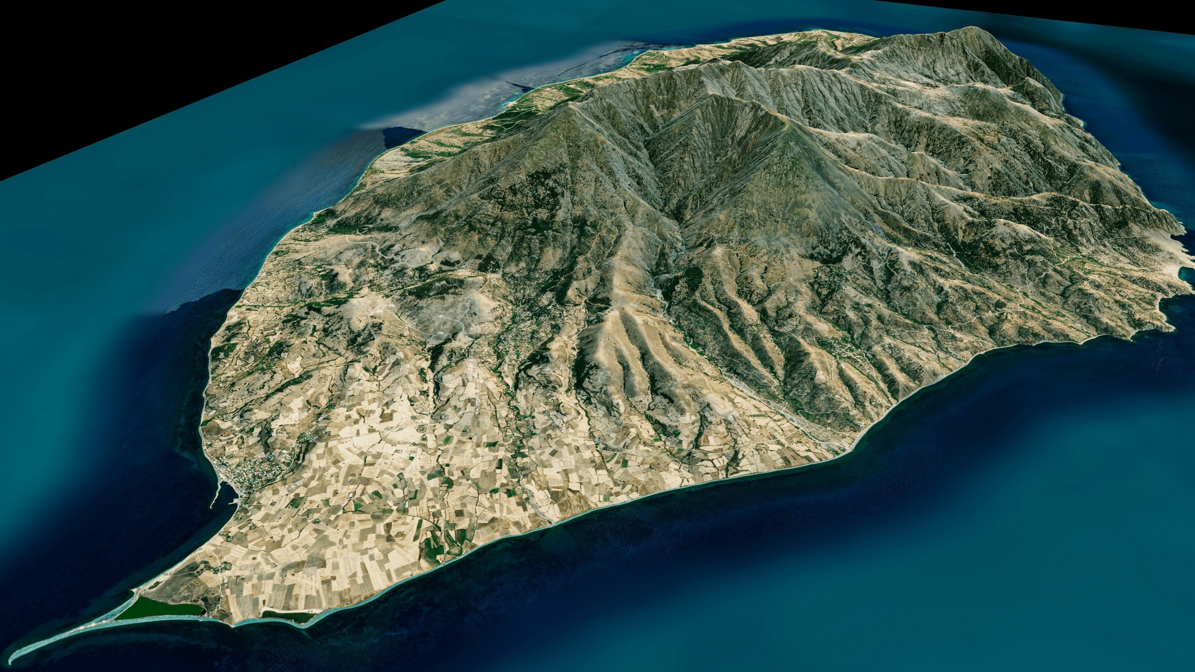 3D model samothrace island 3d model terrain VR / AR / low-poly | CGTrader