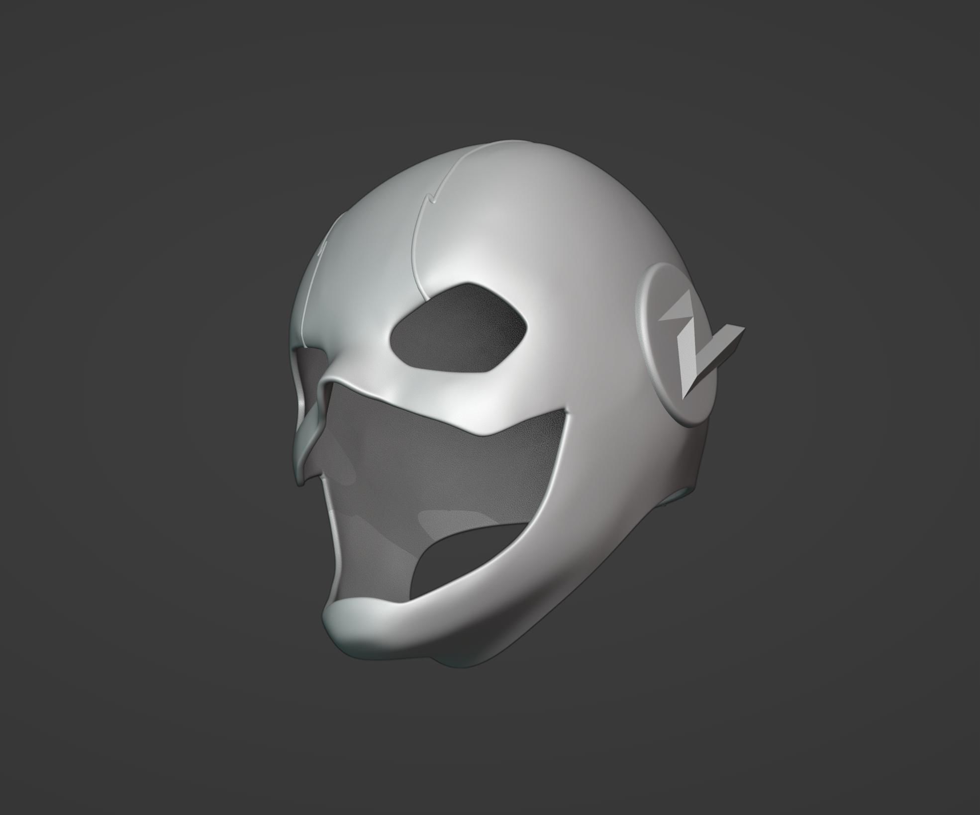 The Flash Helmet 3D model 3D printable | CGTrader