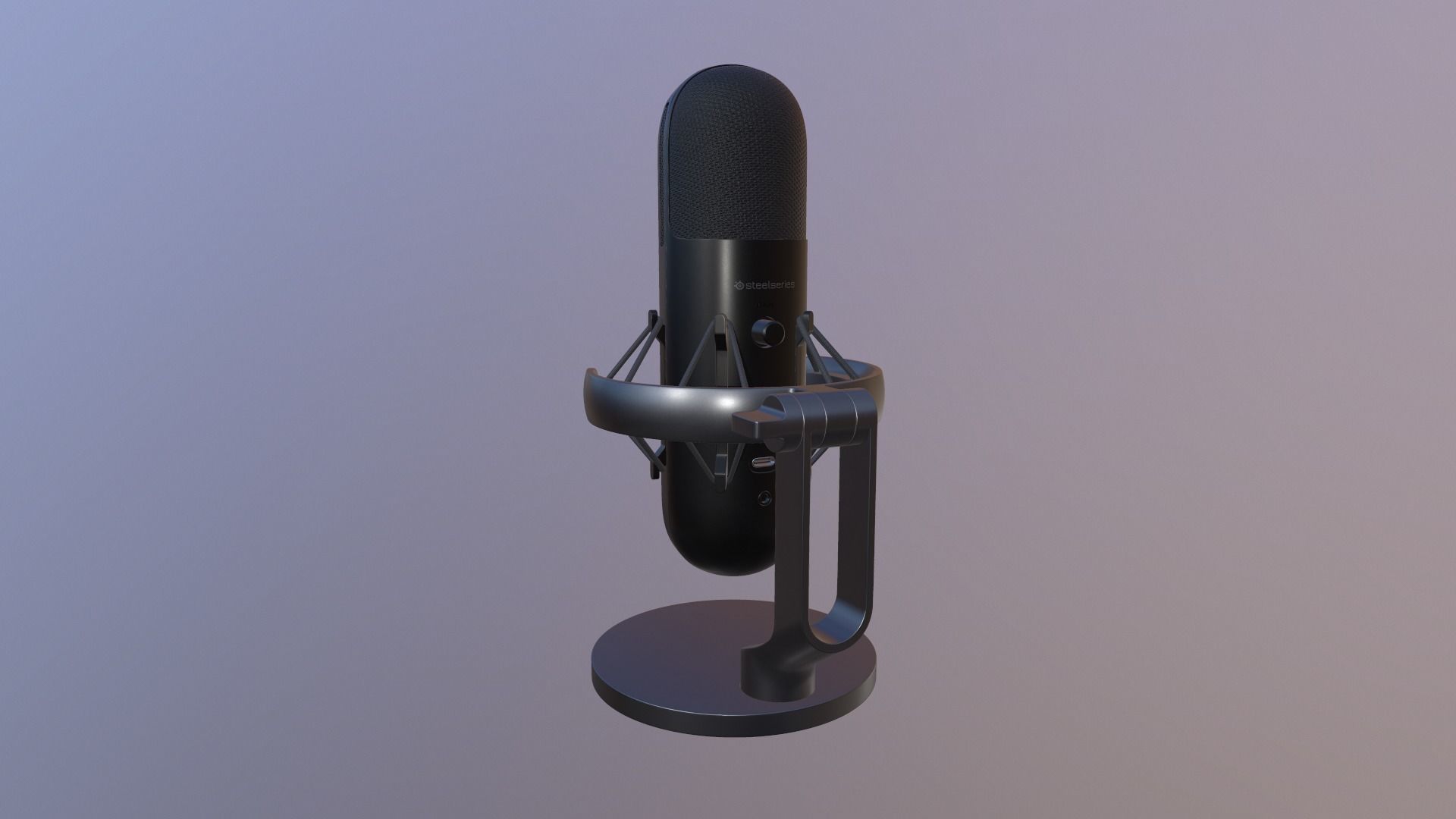 SteelSeries Alias Microphone 3D model | CGTrader