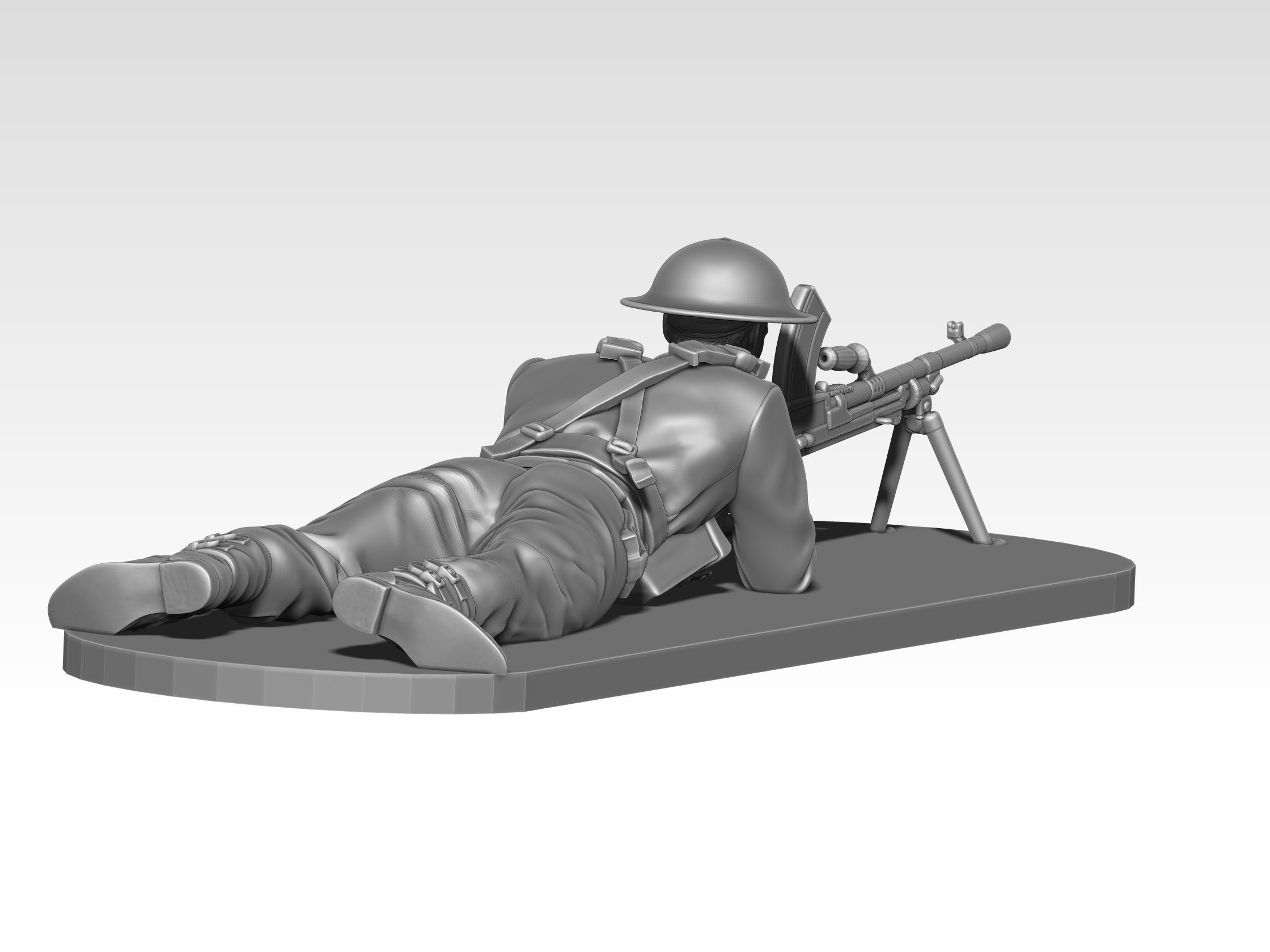 British soldier ww2 10 3D model 3D printable | CGTrader