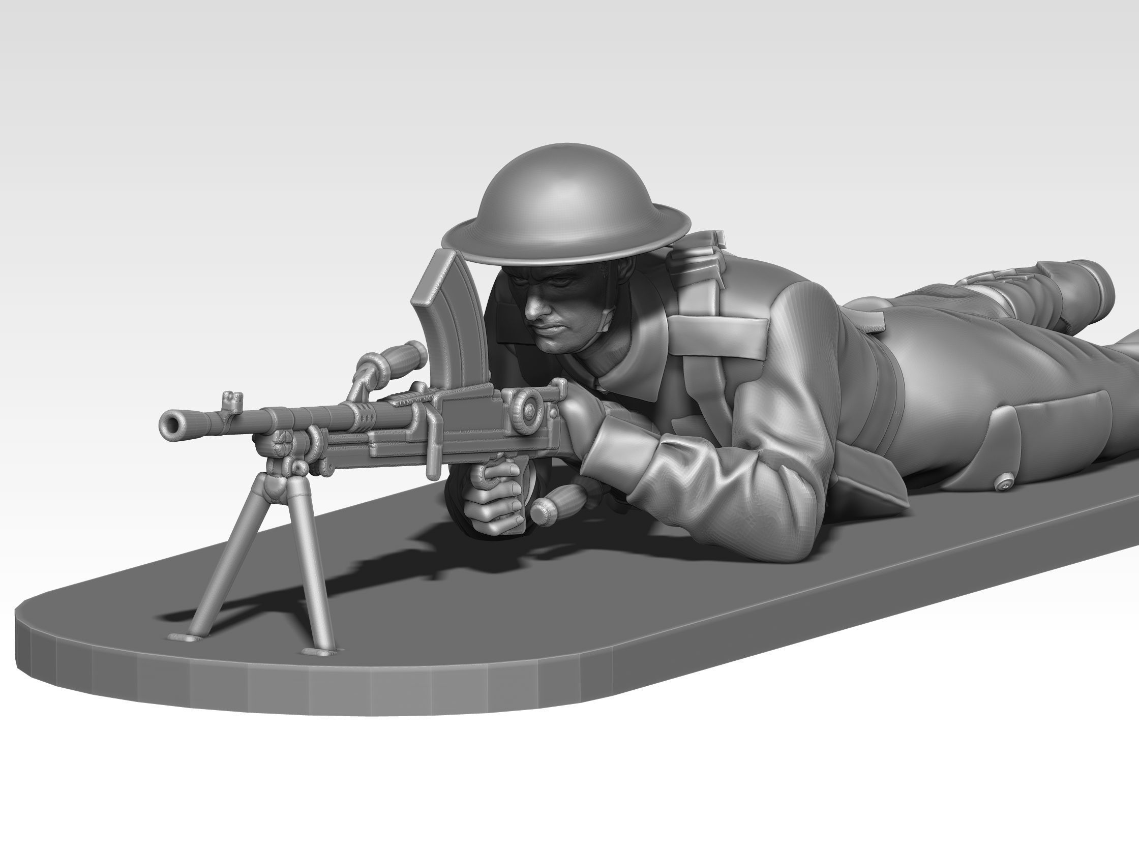 British soldier ww2 10 3D model 3D printable | CGTrader