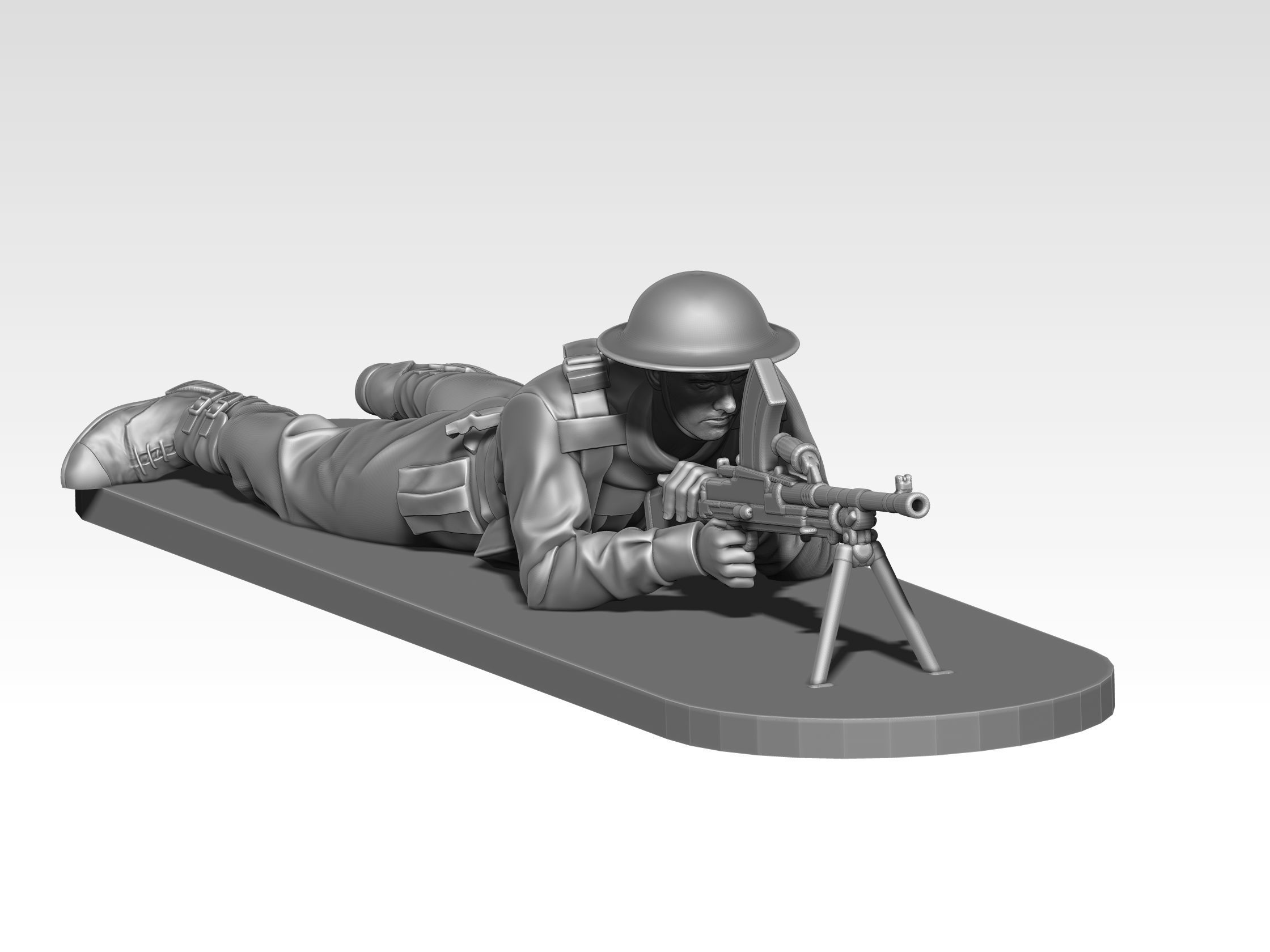 British soldier ww2 10 3D model 3D printable | CGTrader