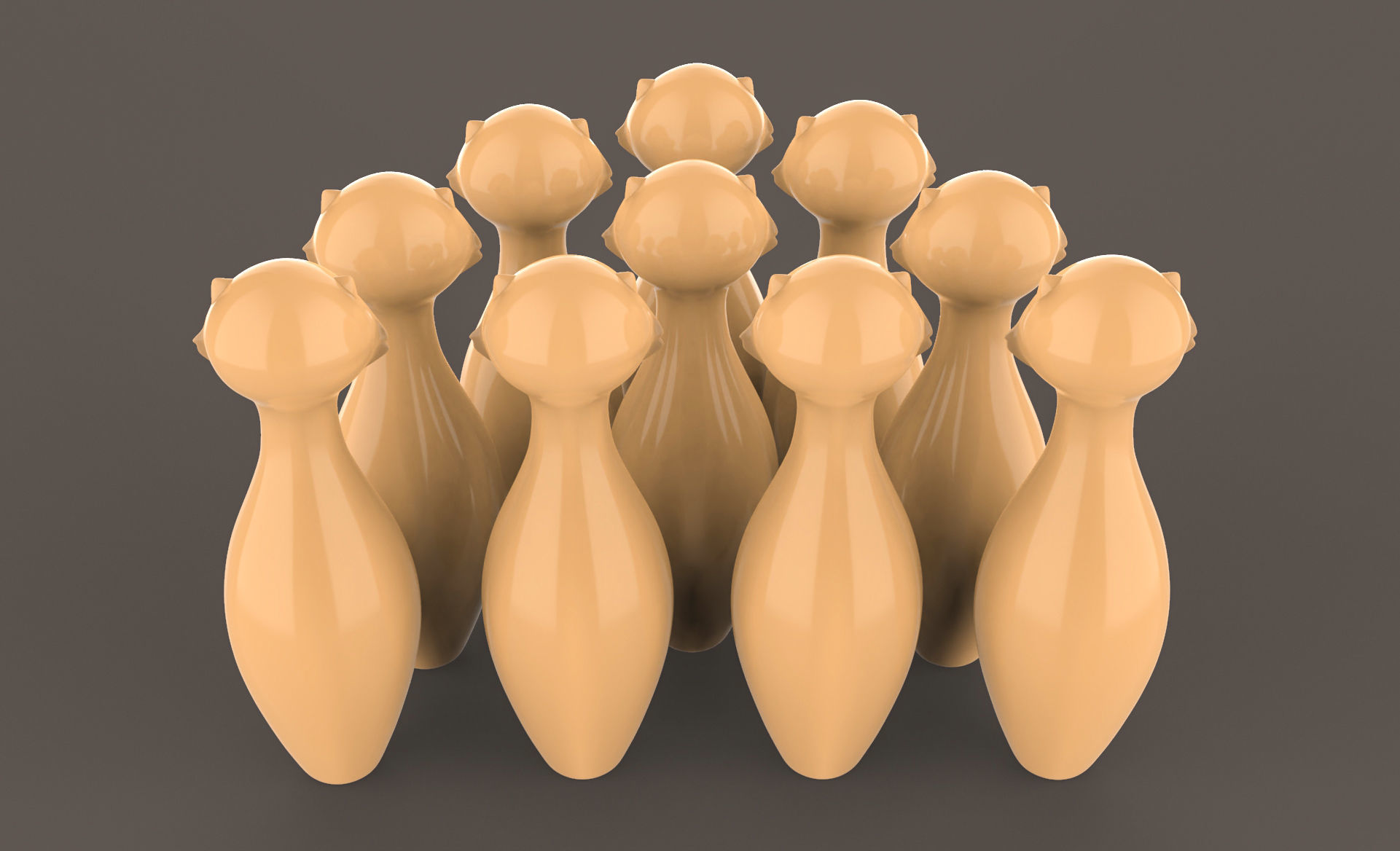 3D model Cartoon Cat Bowling And Ball Bowling VR / AR / low-poly | CGTrader