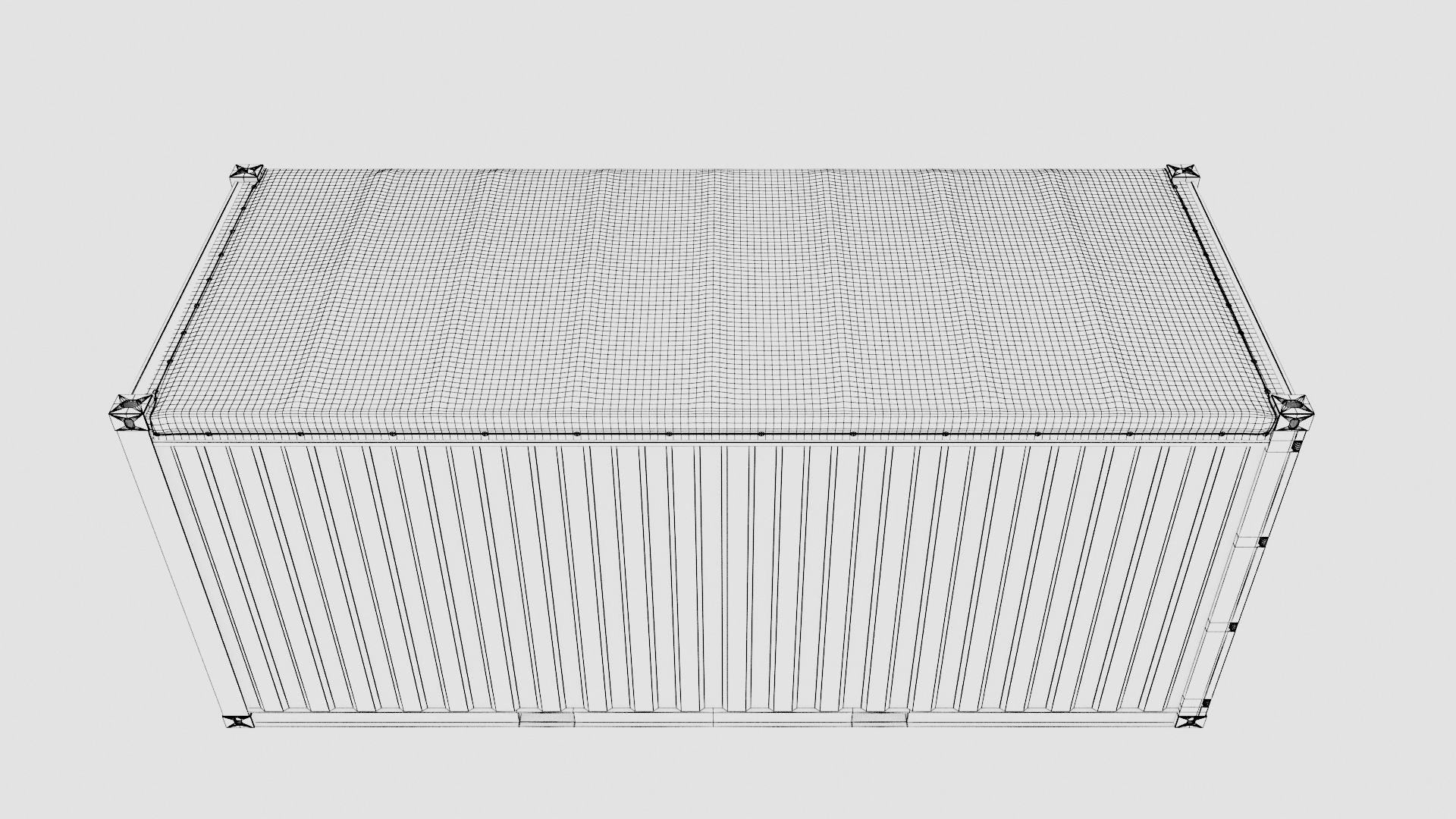 20ft MSC Open Top shipping Container 3D model | CGTrader