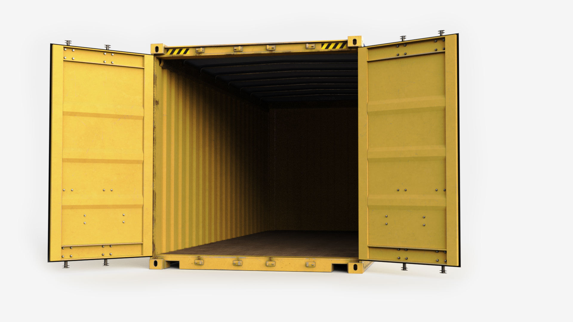 20ft MSC Open Top shipping Container 3D model | CGTrader