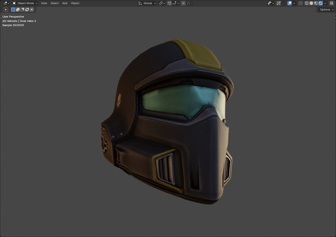 3D model Helldivers 2 - Diver2 Helmet VR / AR / low-poly | CGTrader