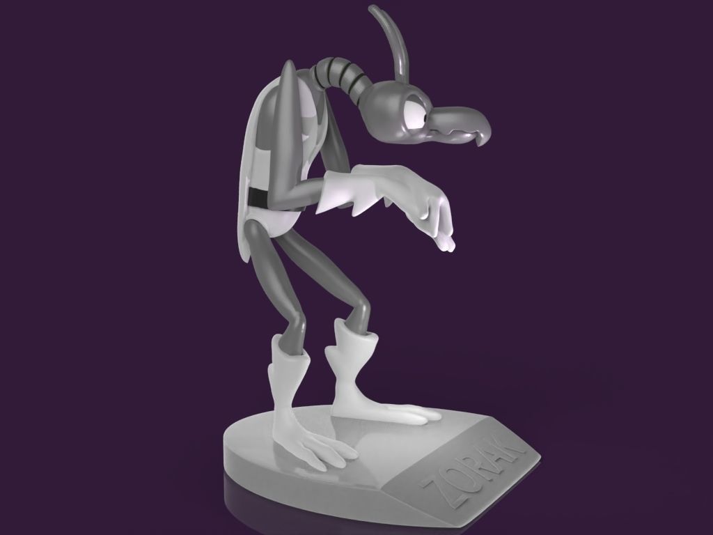 Zorak - Space Ghost 3D model 3D printable | CGTrader