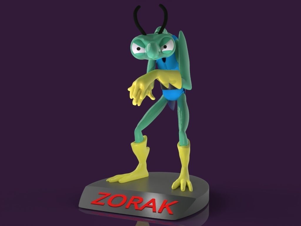 Zorak - Space Ghost 3D model 3D printable | CGTrader