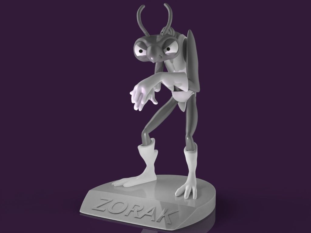 Zorak - Space Ghost 3D model 3D printable | CGTrader