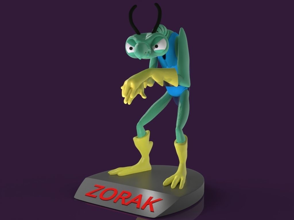 Zorak - Space Ghost 3D model 3D printable | CGTrader