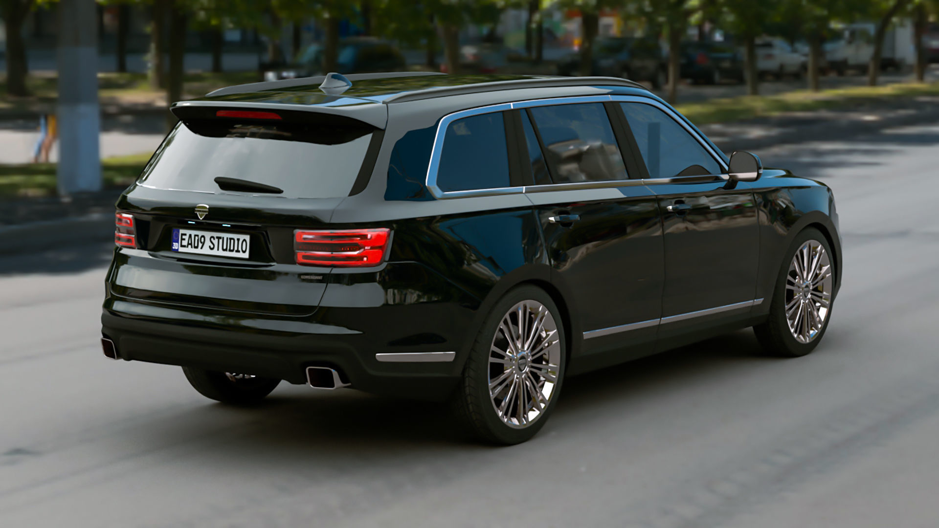 Aurus Komendant 2024 3D model | CGTrader