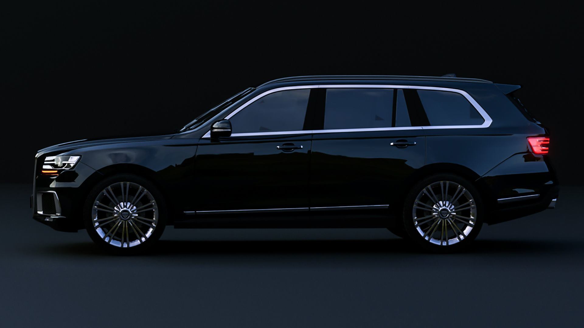 Aurus Komendant 2024 3D model | CGTrader