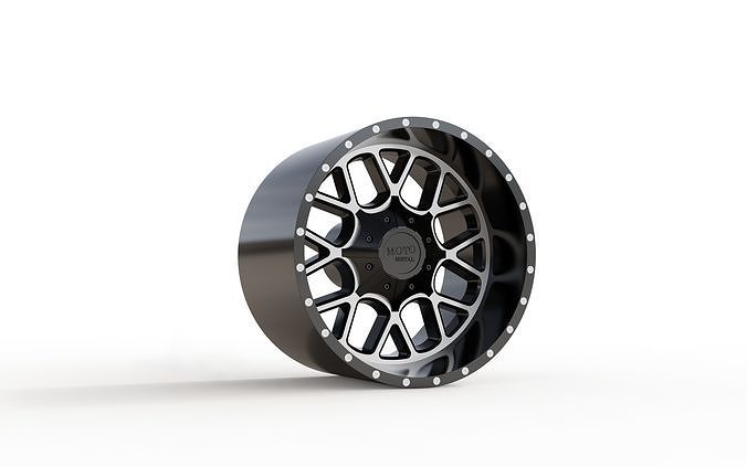 MOTO METAL SIEGE WHEEL 3D MODEL 3D model | CGTrader