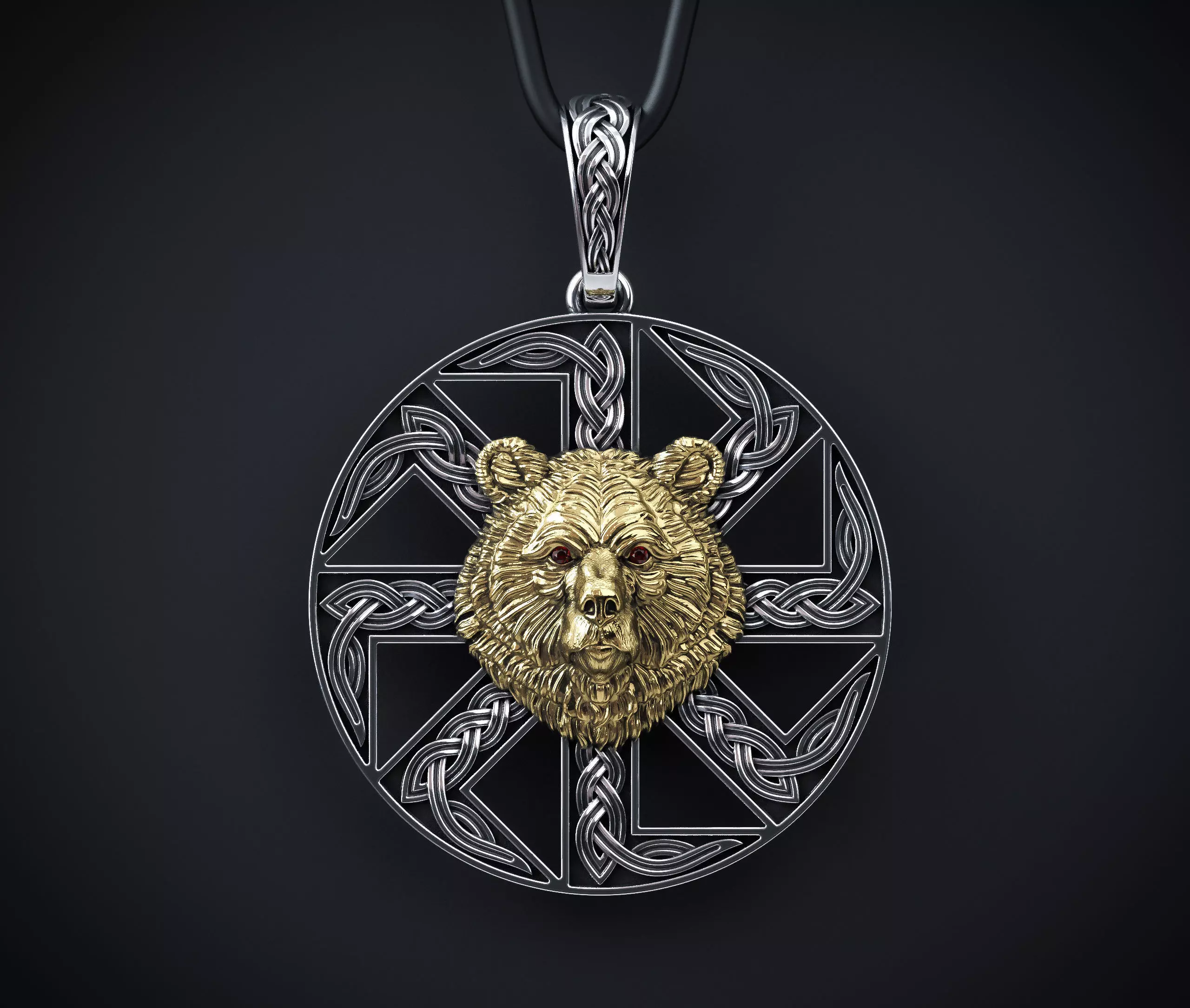 THE SLAVIC BEAR PENDANT Printable Model 3D model 3D printable | CGTrader