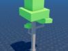 blocky Tall tree free 3D model | CGTrader