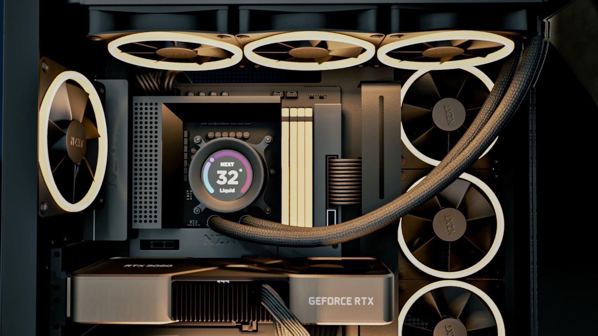 3D model Nzxt H9 Case PC VR / AR / low-poly | CGTrader