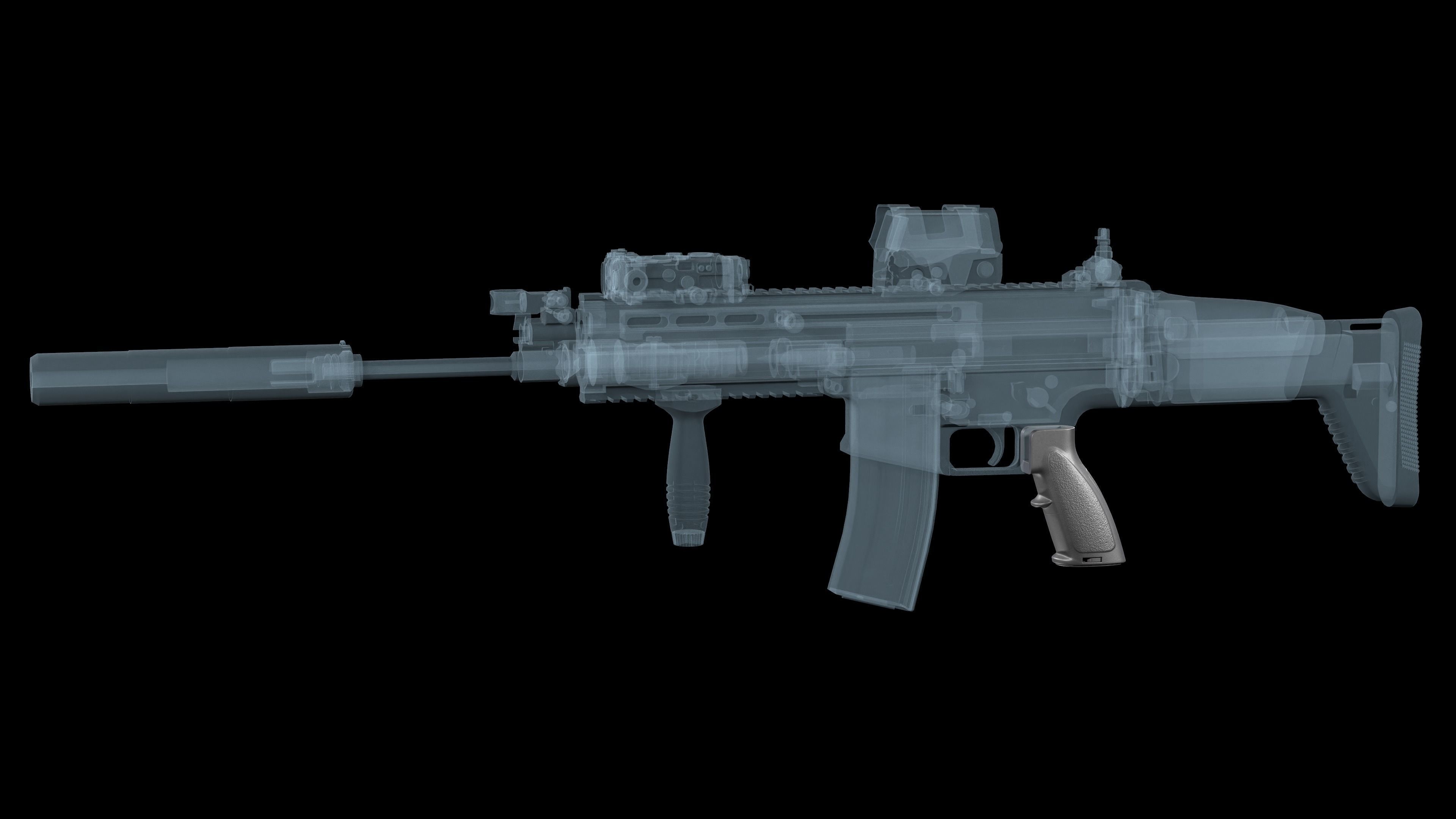 3D model AR-15 AR-10 HK BG PISTOL GRIP VR / AR / low-poly | CGTrader