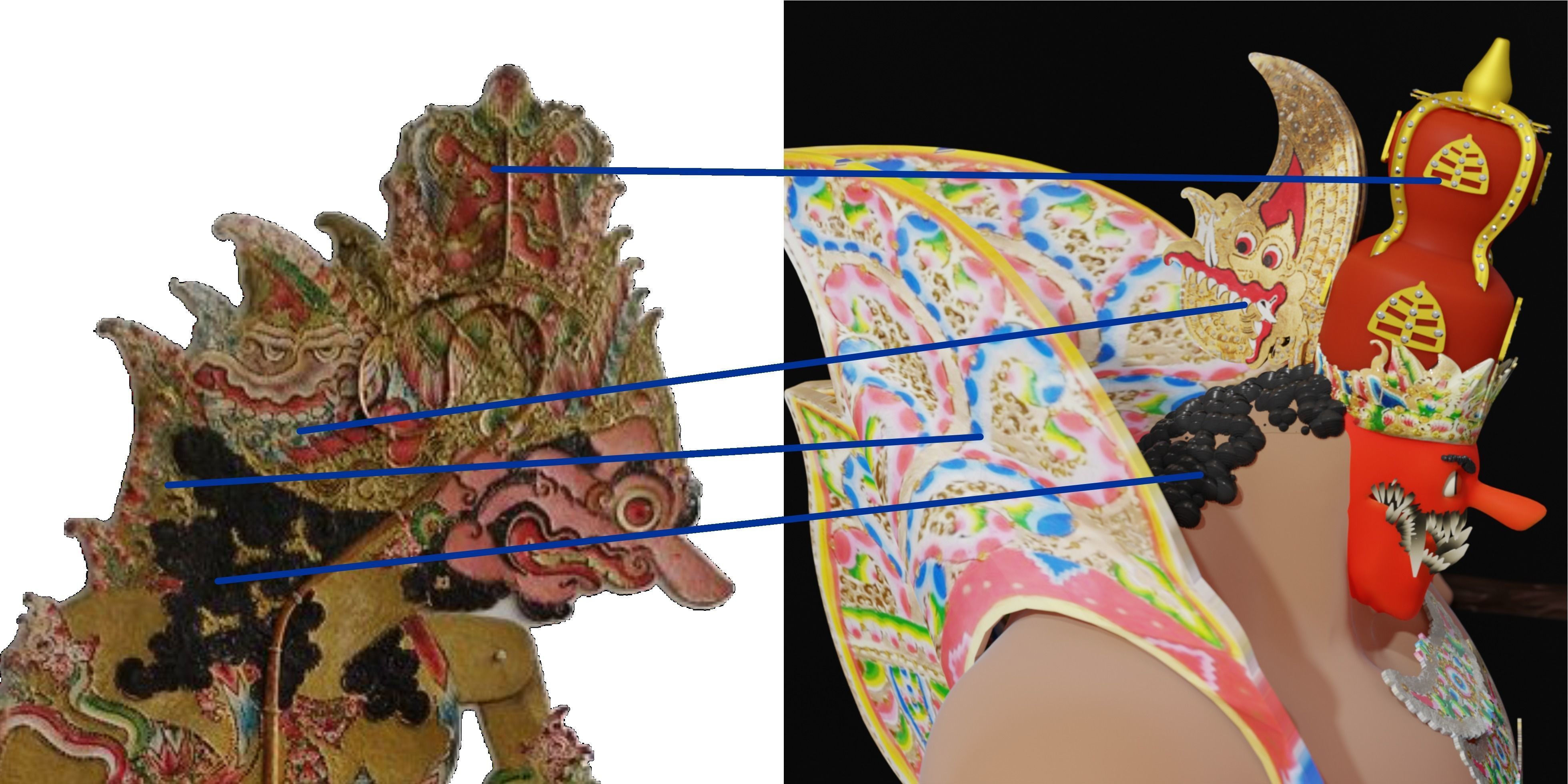 Rahwana Character Dewanagari Ravana Dasamuka 3D model rigged | CGTrader