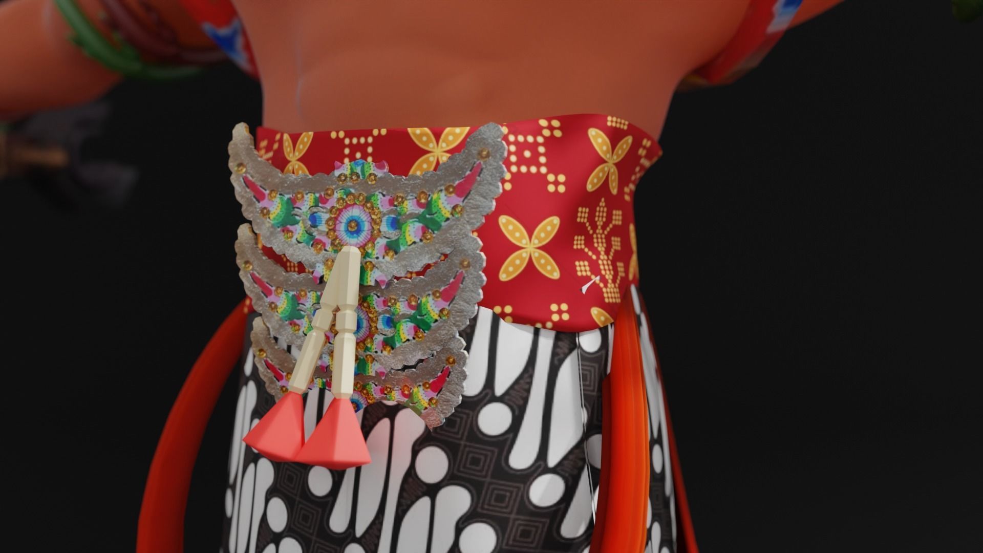 Rahwana Character Dewanagari Ravana Dasamuka 3D model rigged | CGTrader