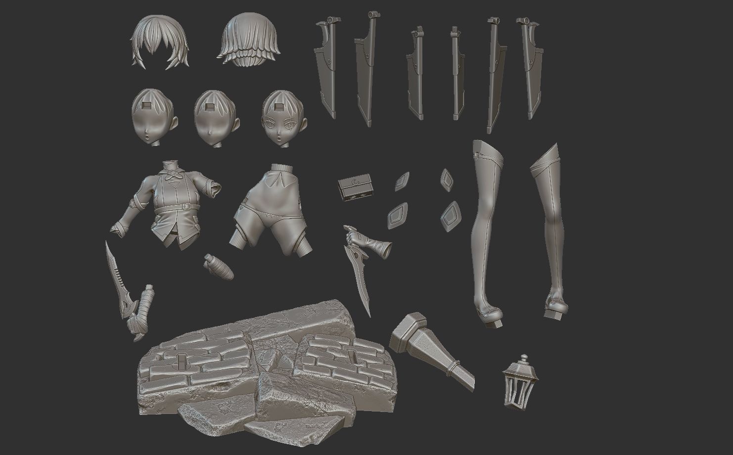 Jack The Ripper - Fate Series 3D printing files 3D model 3D printable ...