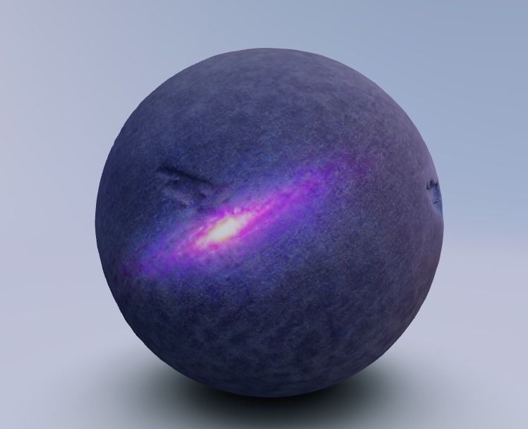 A broken Moon 3D model | CGTrader