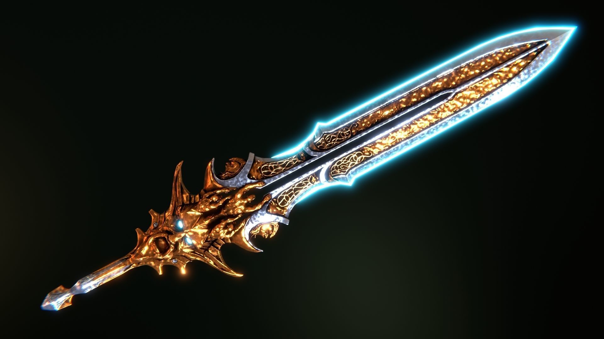 3D model Blade Of Olympus God of war Ragnarok VR / AR / low-poly | CGTrader