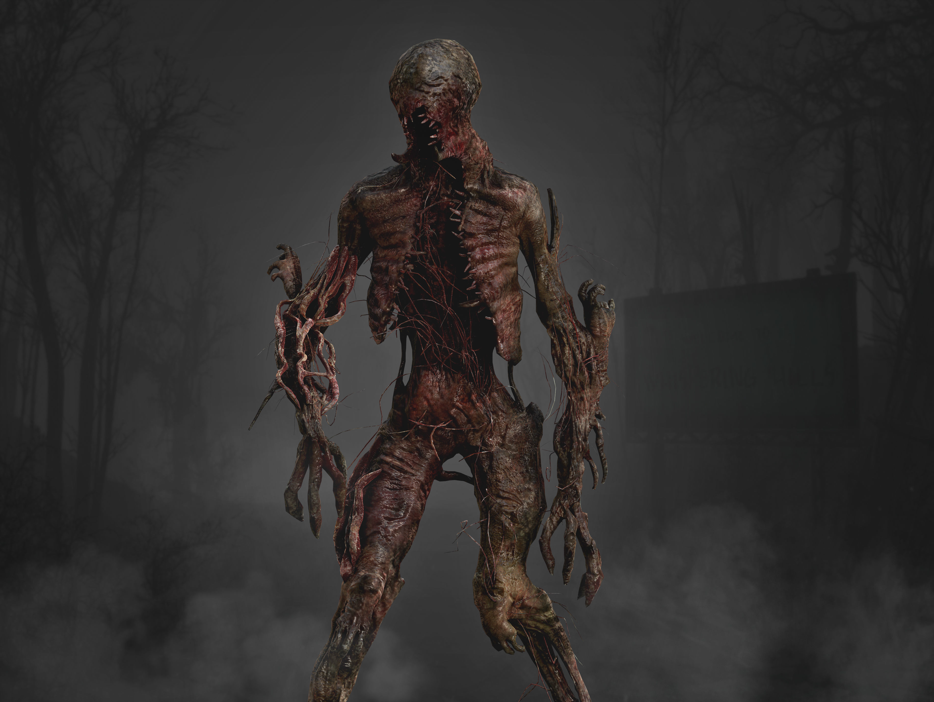 3D model Horror Creature VR / AR / low-poly | CGTrader