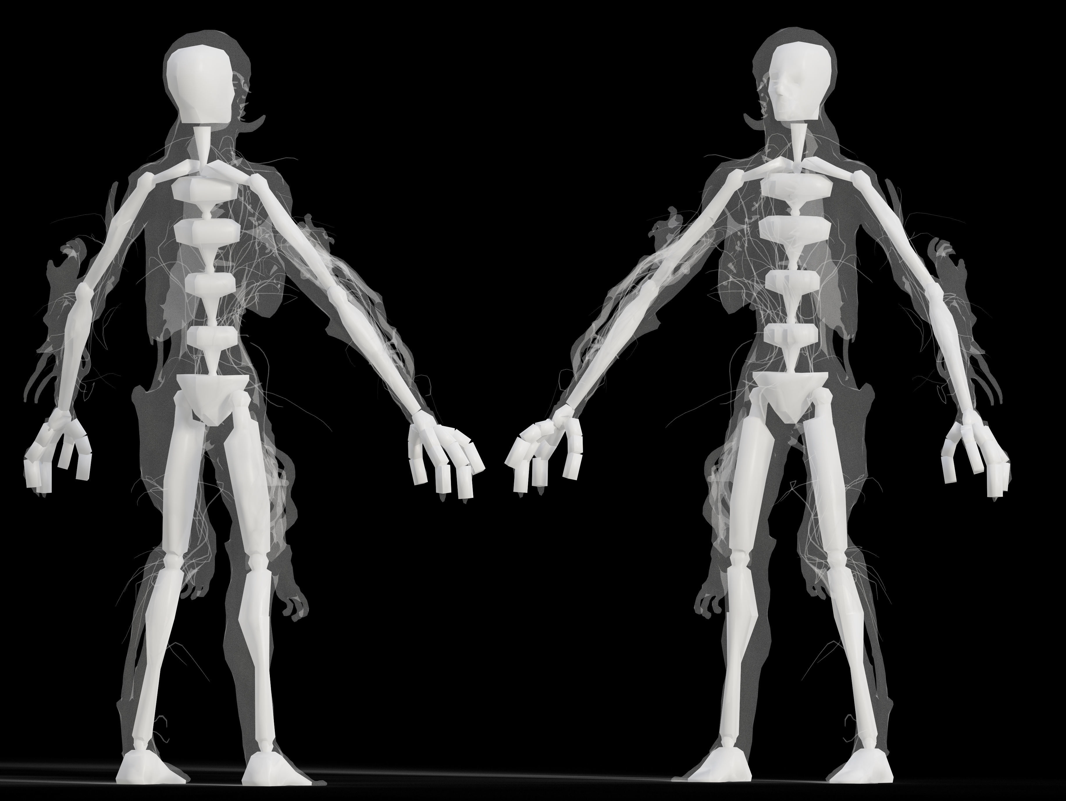 3D model Horror Creature VR / AR / low-poly | CGTrader