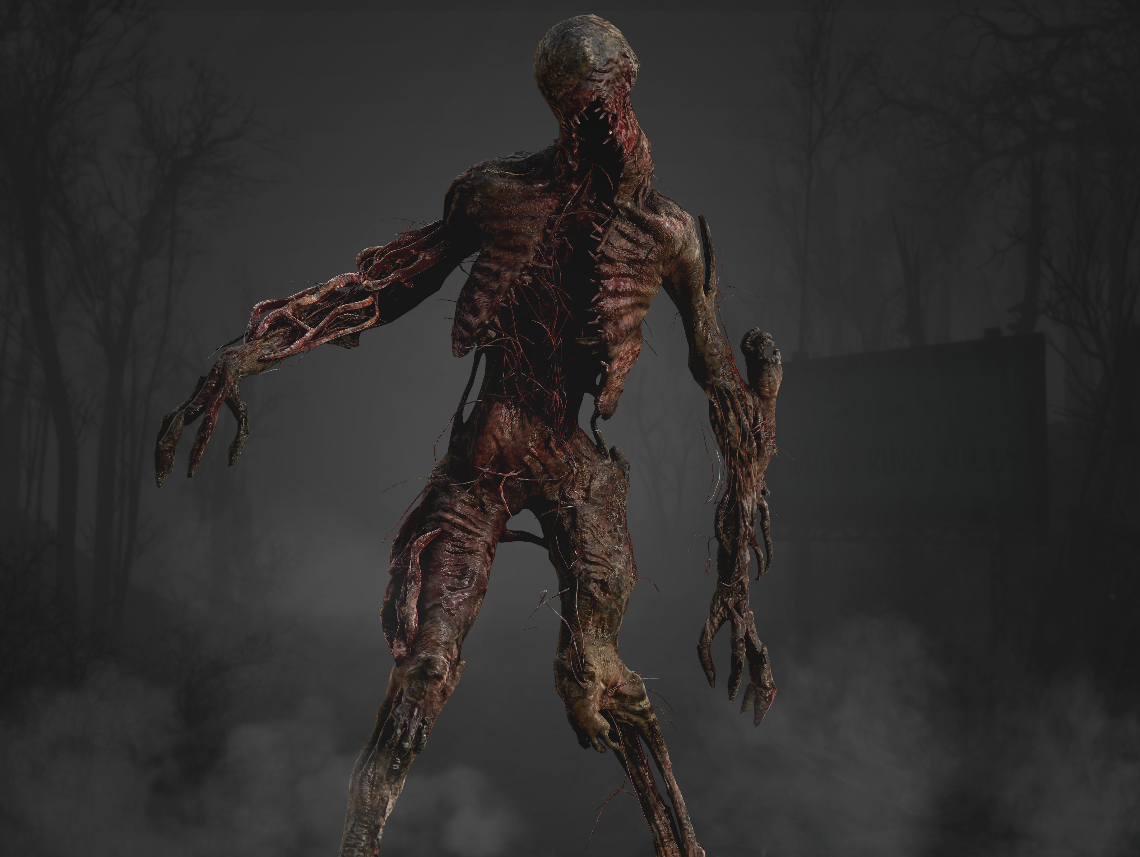 3D model Horror Creature VR / AR / low-poly | CGTrader