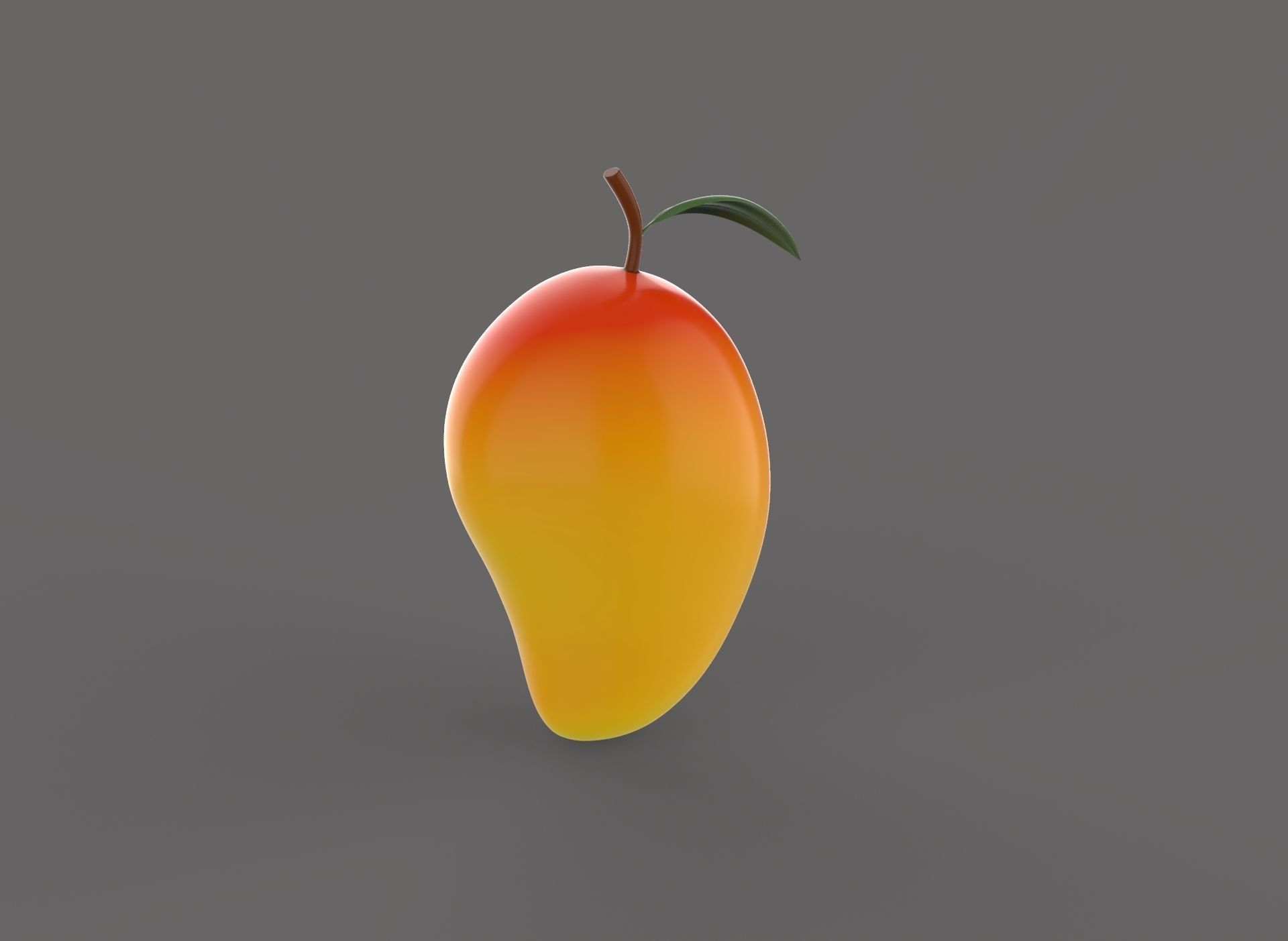 3D model Prop27 Mango Fruit VR / AR / low-poly | CGTrader