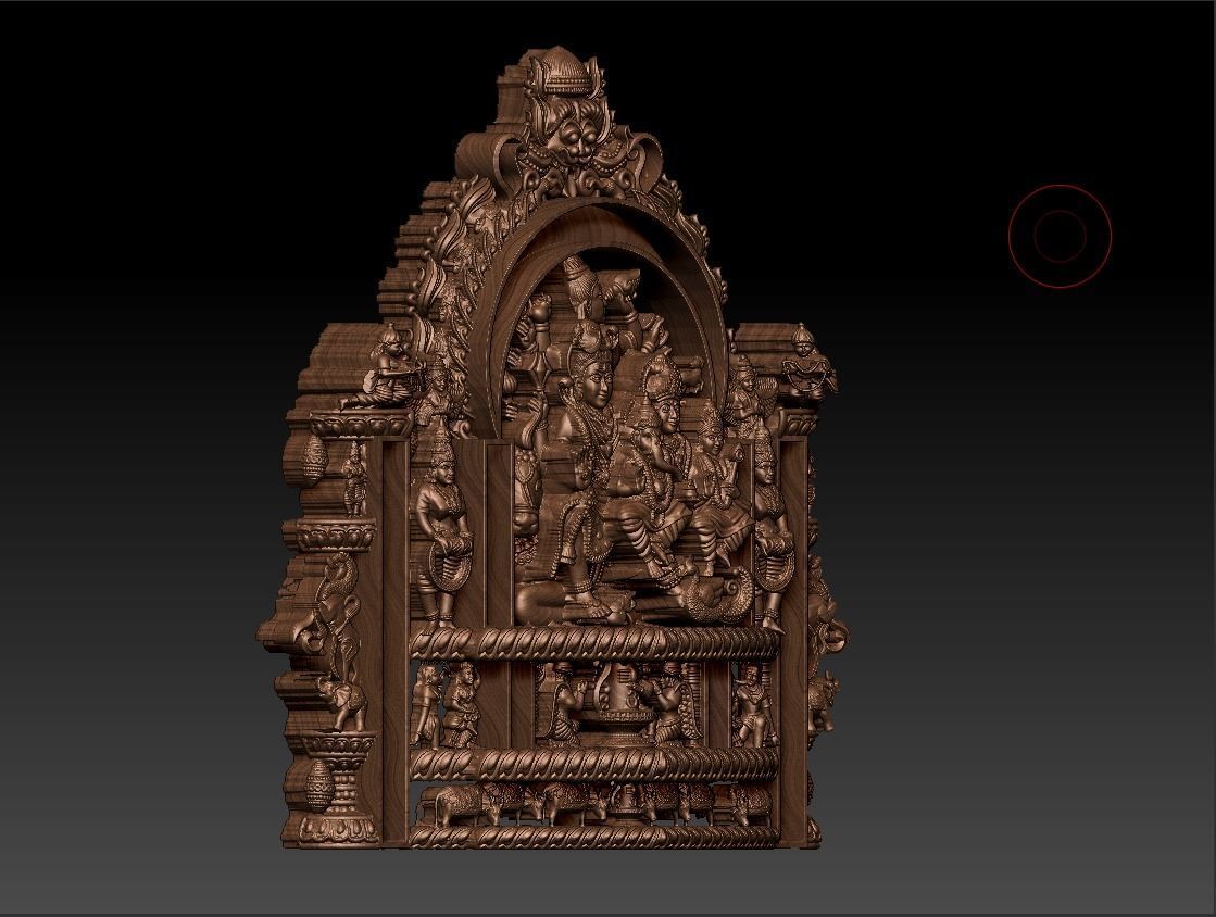 shiv family darbar temple 3D model | CGTrader