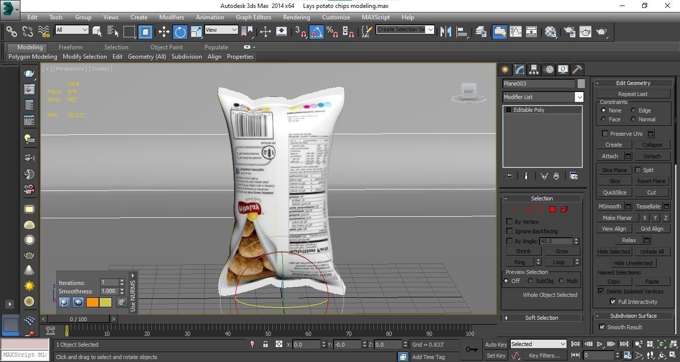 Lays potato chips free VR / AR / low-poly 3D model | CGTrader