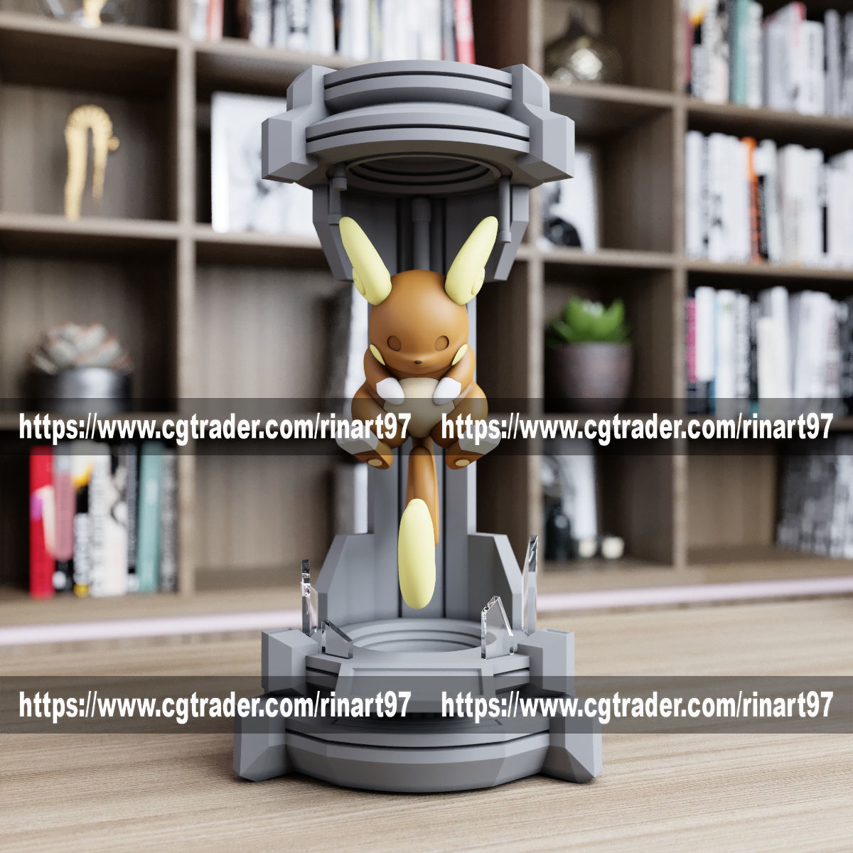 Raichu Alola in the lab from pokemon 3D model 3D printable | CGTrader