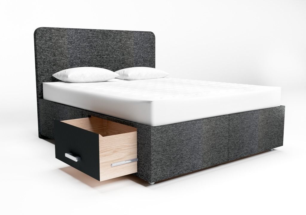 Luxury Velvet Divan free 3D model 3D printable | CGTrader