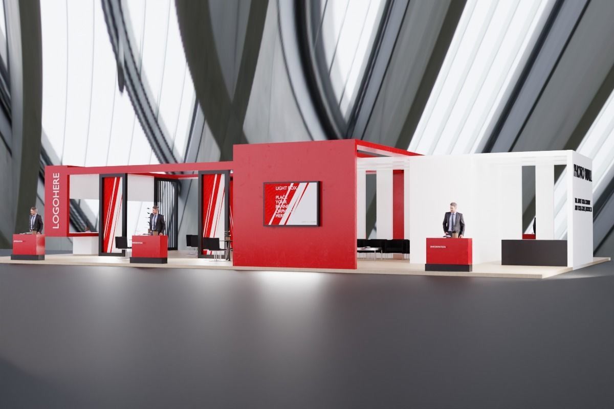 Exhibit design pavilion lux 3D model 3D model | CGTrader