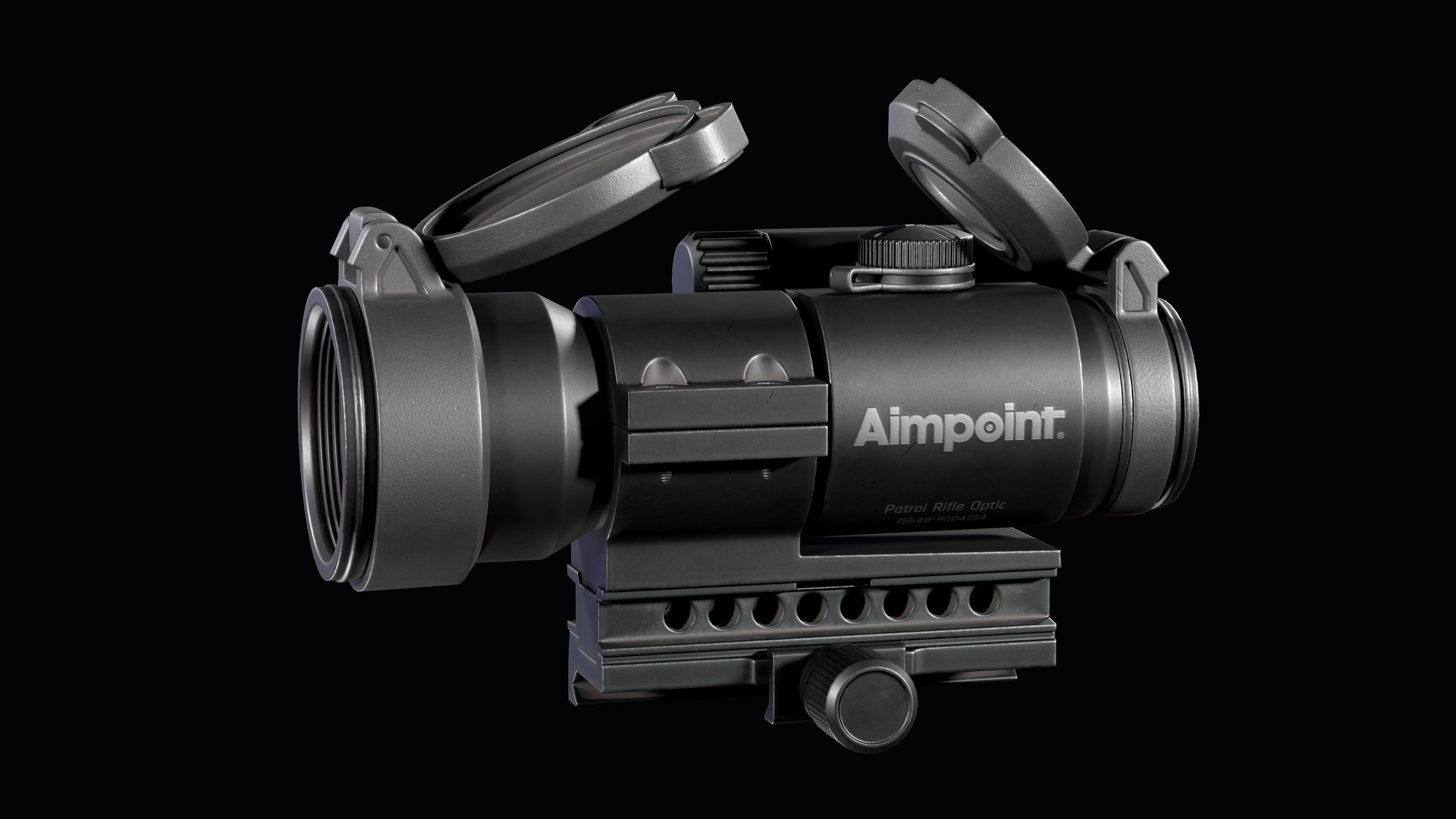 3D model Red Dot Reflex Sight Aimpoint PRO VR / AR / low-poly | CGTrader