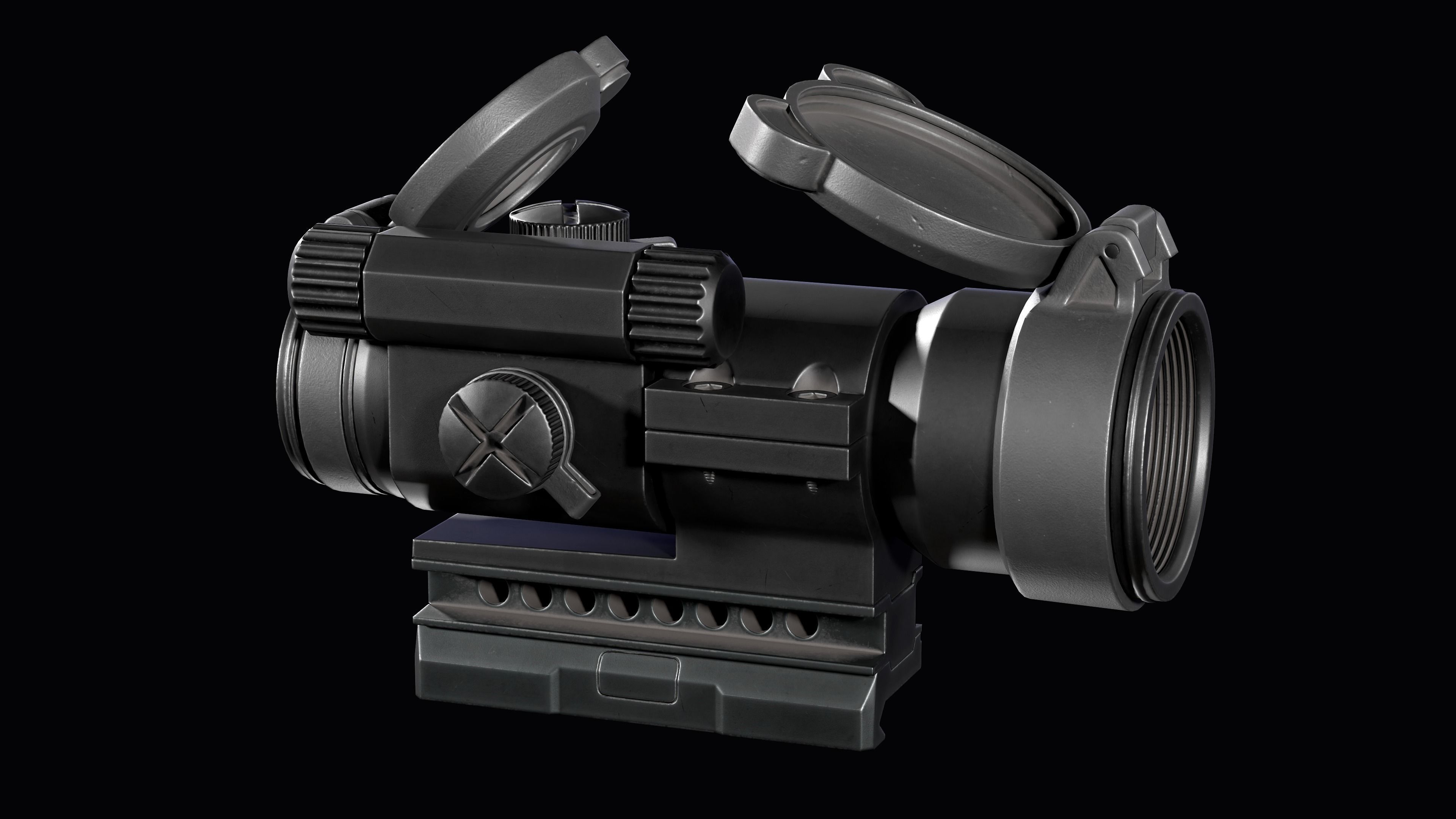 3D model Red Dot Reflex Sight Aimpoint PRO VR / AR / low-poly | CGTrader