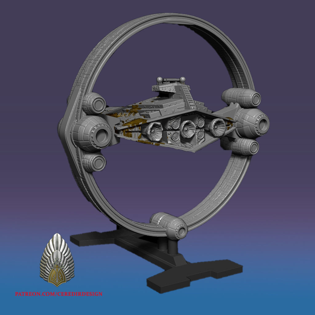 Admiral Thrawn Chimaera Star Destroyer Ahsoka 3d digital dl 3D model 3D ...