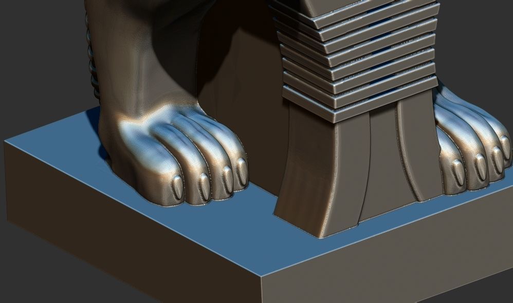 Taweret ancient Egyptian hippo goddess 3d printable model 3D model 3D ...