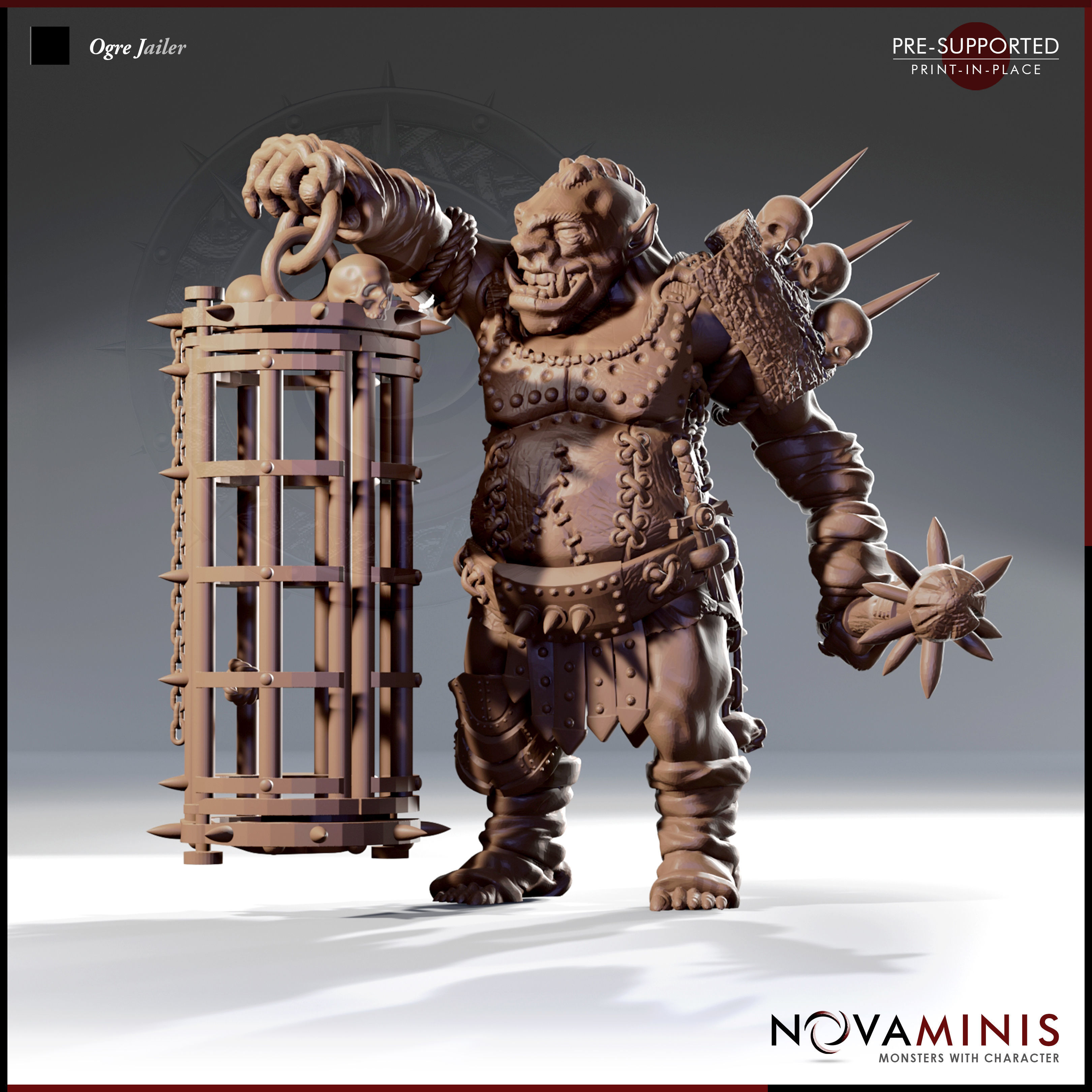 Ogre Jailer 3D model 3D printable | CGTrader