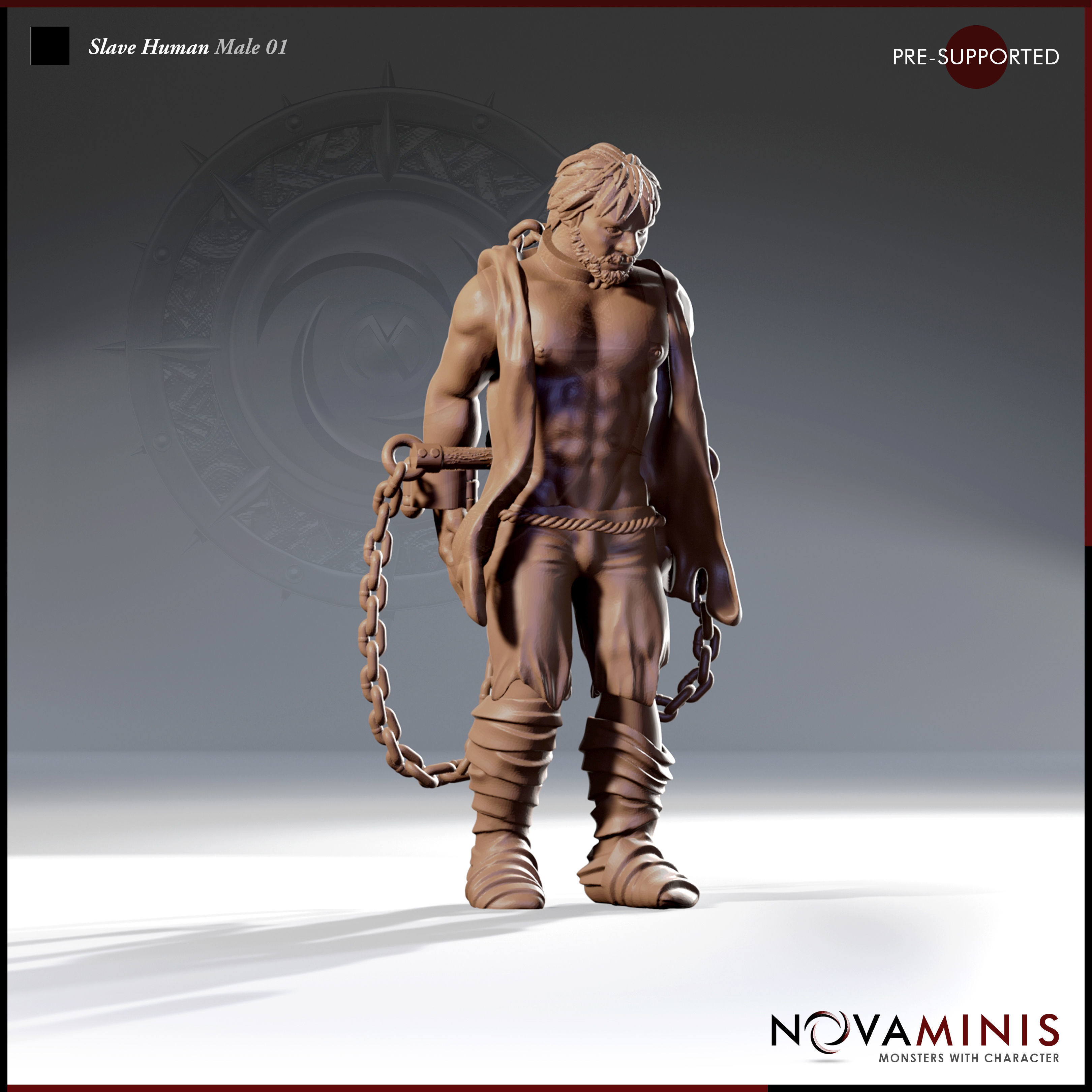 Slave Human Male 01 3D model 3D printable | CGTrader