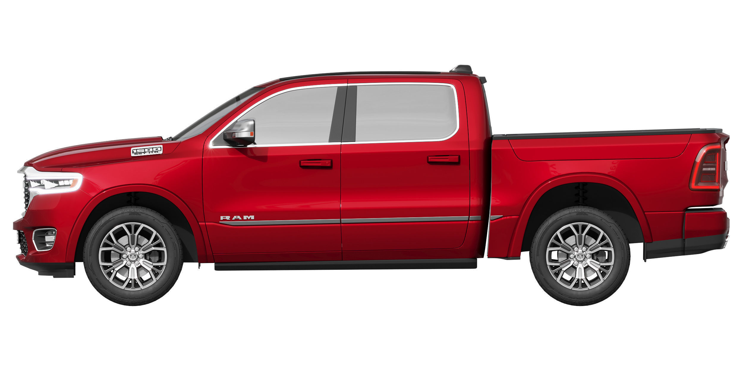 RAM 1500 Tungsten 2025 3D model | CGTrader