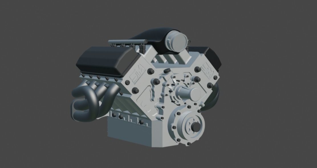 Steve Morris Engines SMX Engine for Scale Models 1 to 24 Scale 3D model ...